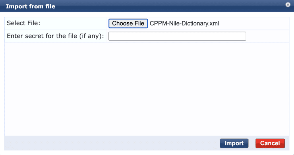 Dot1x Aruba ClearPass Integration | Nile